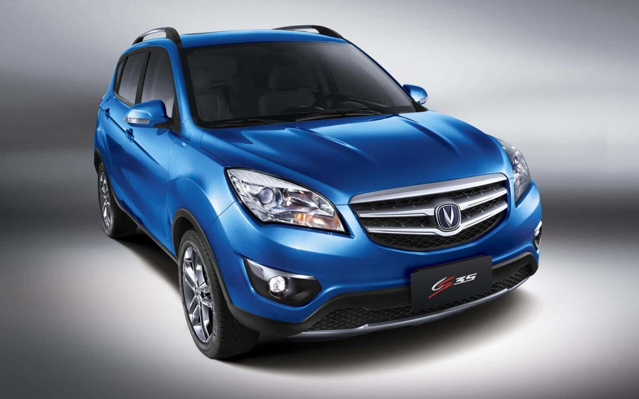 Blue Changan CS35 SUV Sleek Modern Design Wallpaper | Background FREE ...
