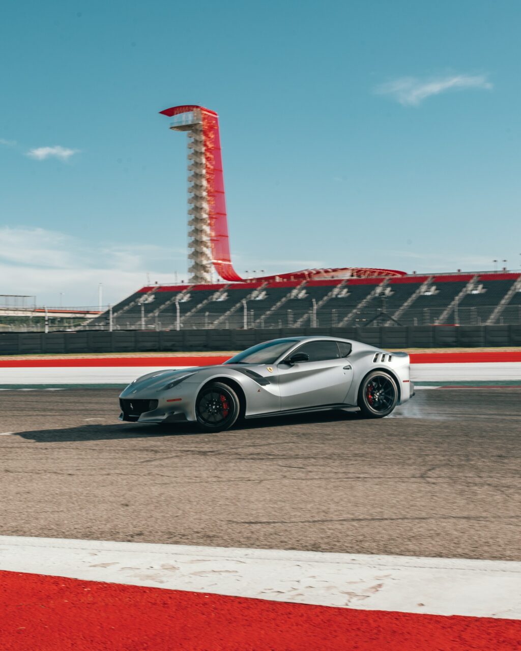 Sleek Gray Ferrari F12 Racing Wallpaper | Background FREE Download ...