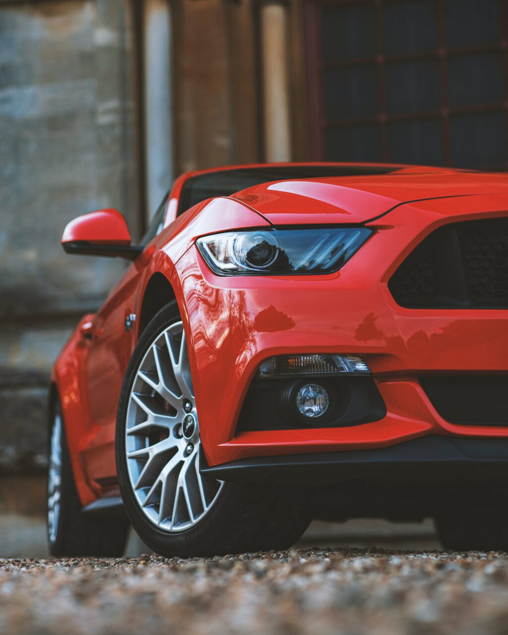 Sleek Red Car Front View Wallpaper | Background FREE Download - Vulplex.com