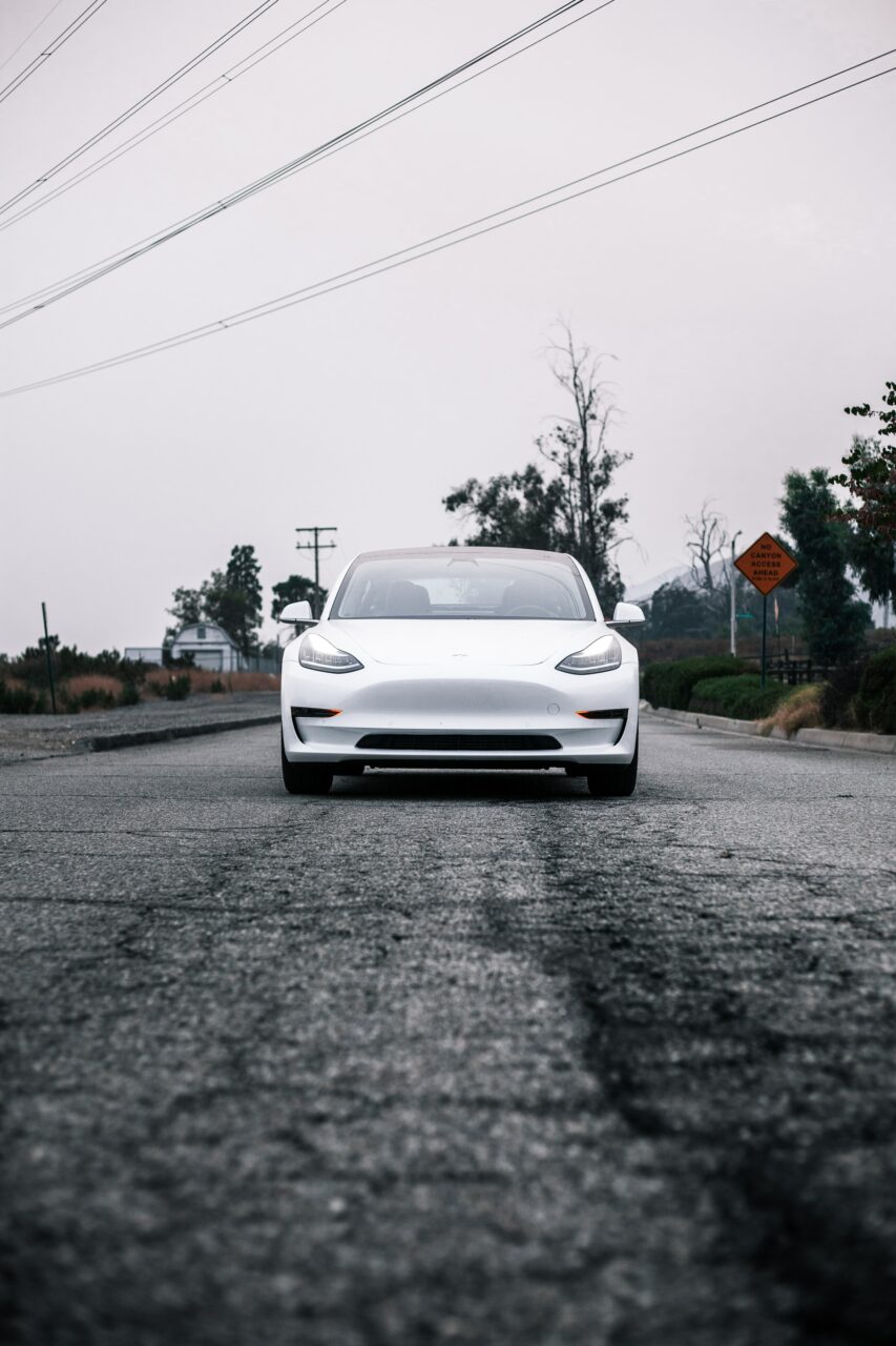Futuristic Tesla Sports Car Wallpaper | Background FREE Download ...