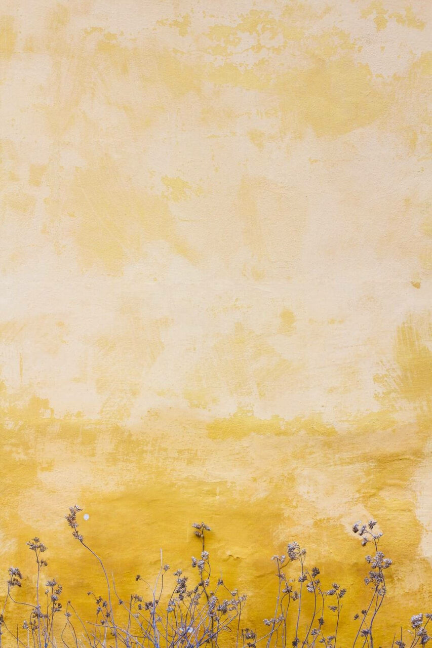 Vintage Wildflowers Soft Yellow Wallpaper | Background FREE Download ...
