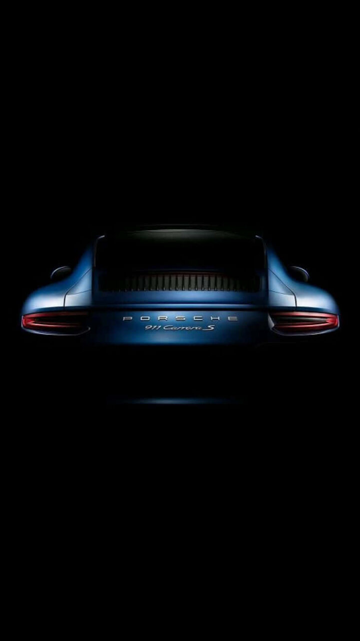 Blue Porsche 911 illuminated by Amoled S - Wallpaper | Background FREE ...