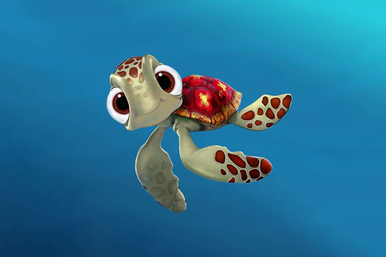 Squirt Baby Turtle from Finding Nemo Ocean Wallpaper | Background FREE ...