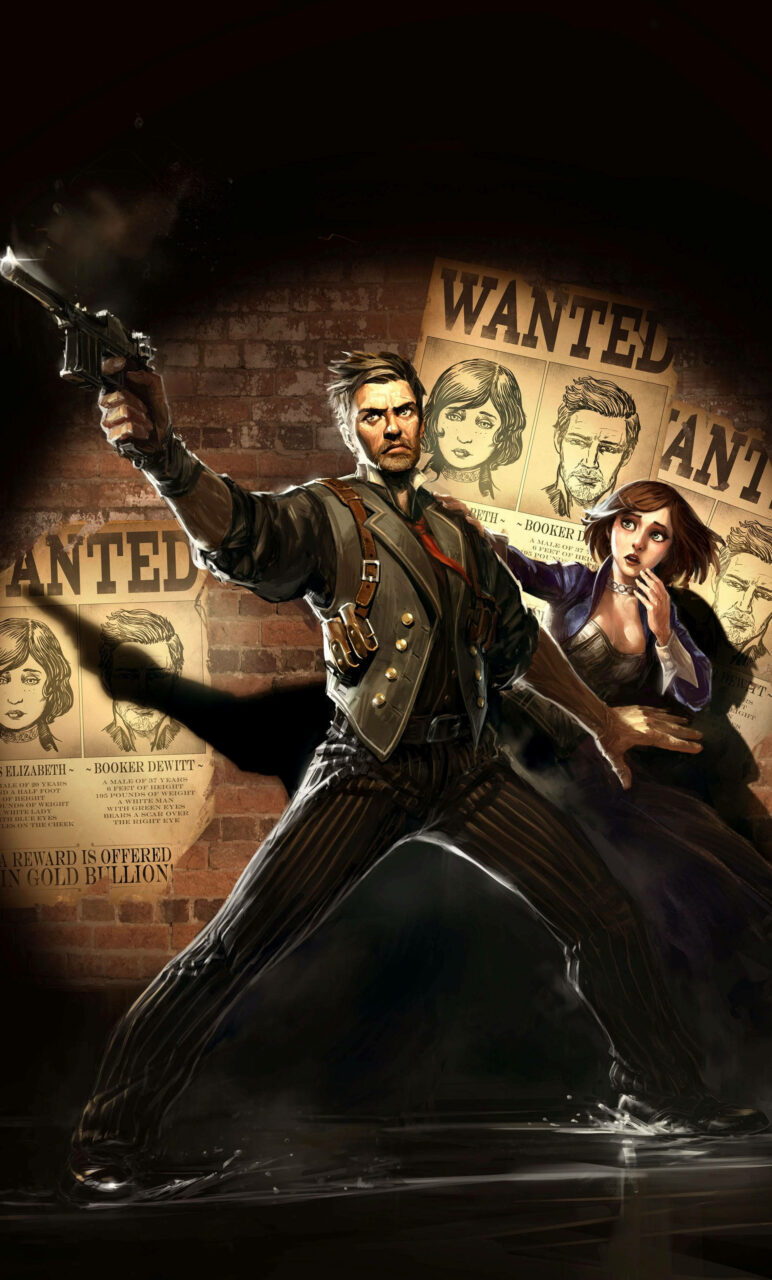 Dynamic Defense of Booker and Elizabeth Wallpaper | Background FREE ...