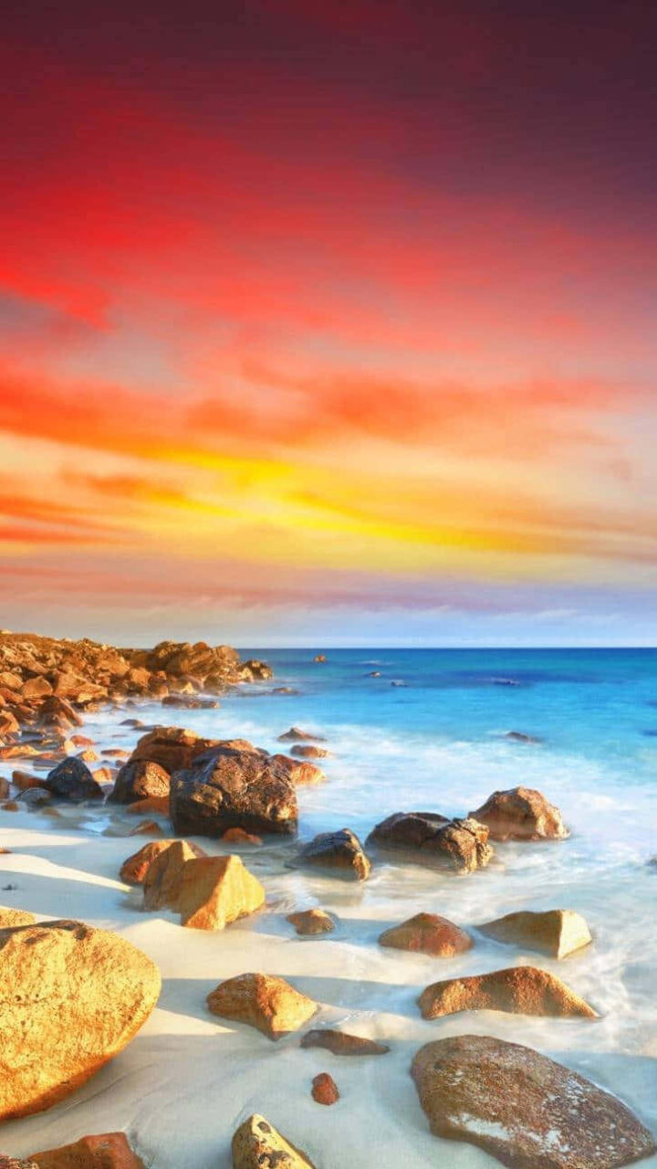 Amber Sunset Serenity Wallpaper | Background FREE Download - Vulplex.com