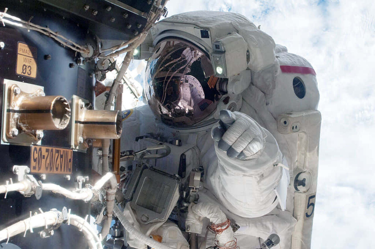 Cosmic Exploration of Earth from Spacewalk Wallpaper | Background FREE ...
