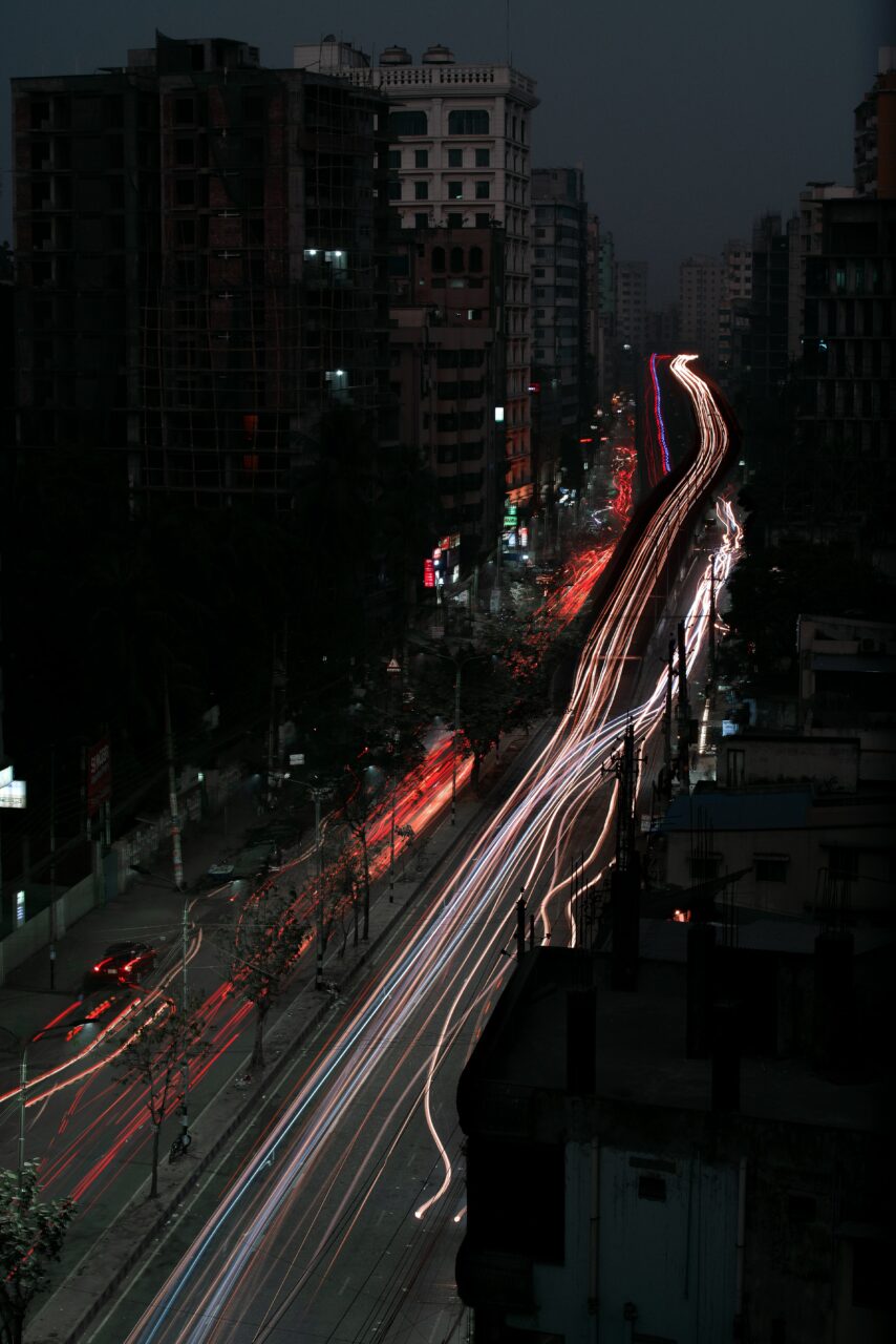 Urban Night Vibes Long Exposure Wallpaper | Background FREE Download ...
