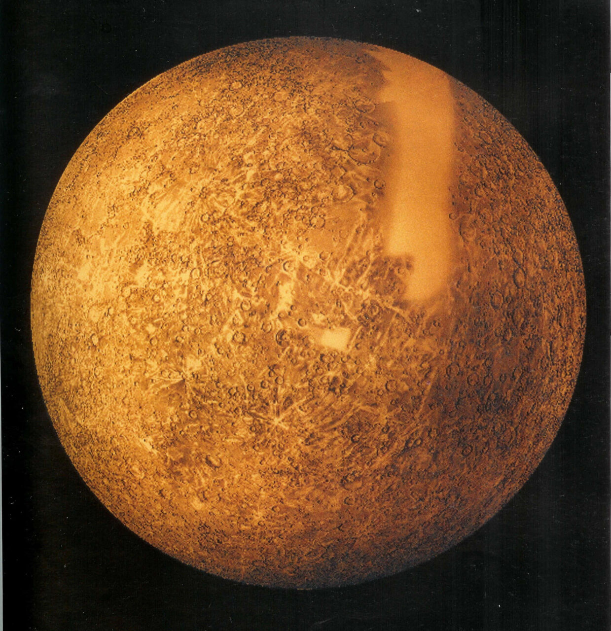 Textured Planet in Golden Brown Hues Wallpaper | Background FREE ...