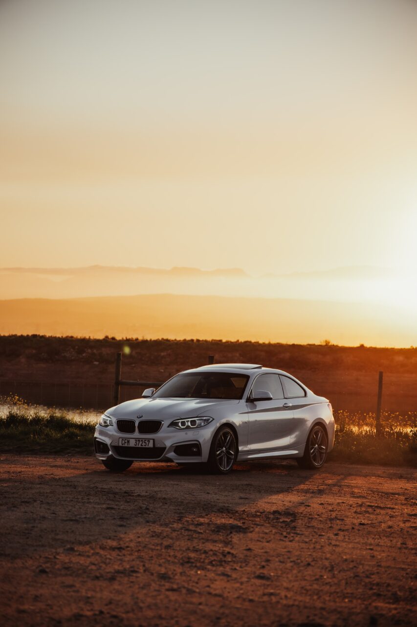 Serene Sunset with BMW Luxury Wallpaper | Background FREE Download ...