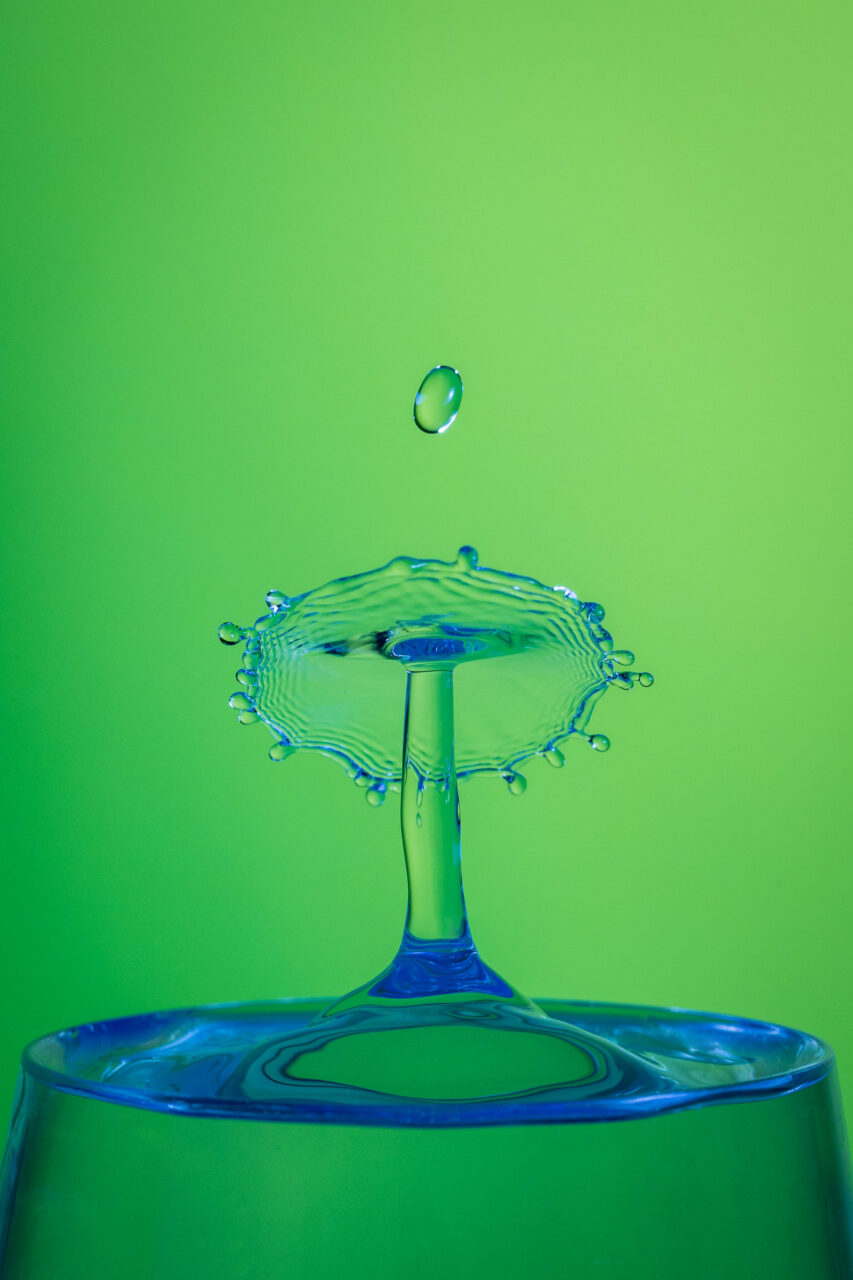 Vibrant Water Splash Macro Wallpaper | Background FREE Download ...