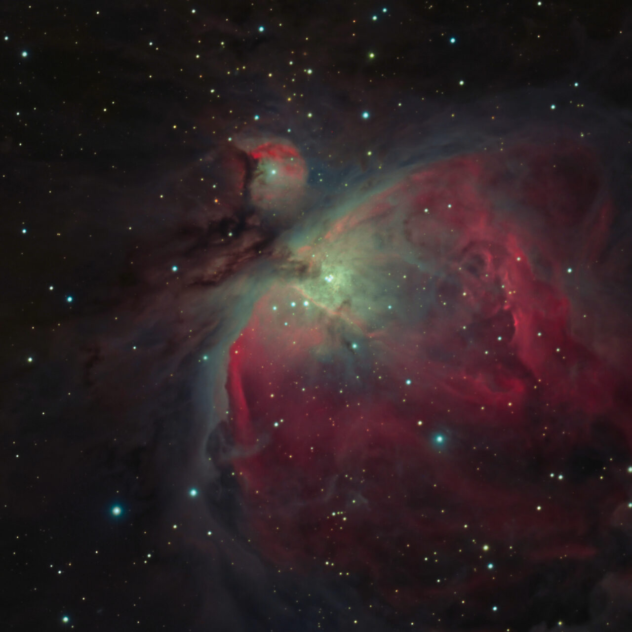 Celestial Colors of the Orion Nebula Wallpaper | Background FREE ...