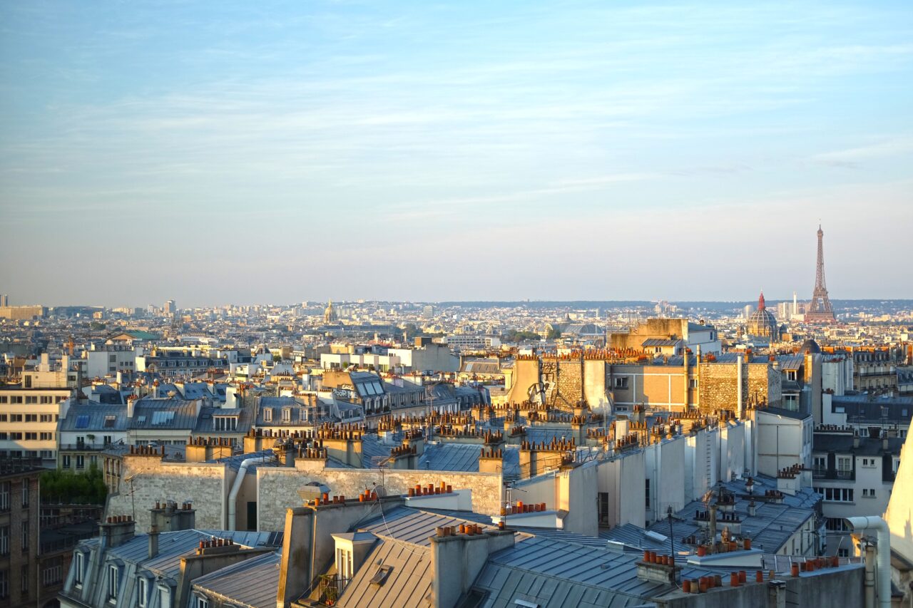 Eiffel Tower Serenity in Sunlit Paris Wallpaper | Background FREE ...