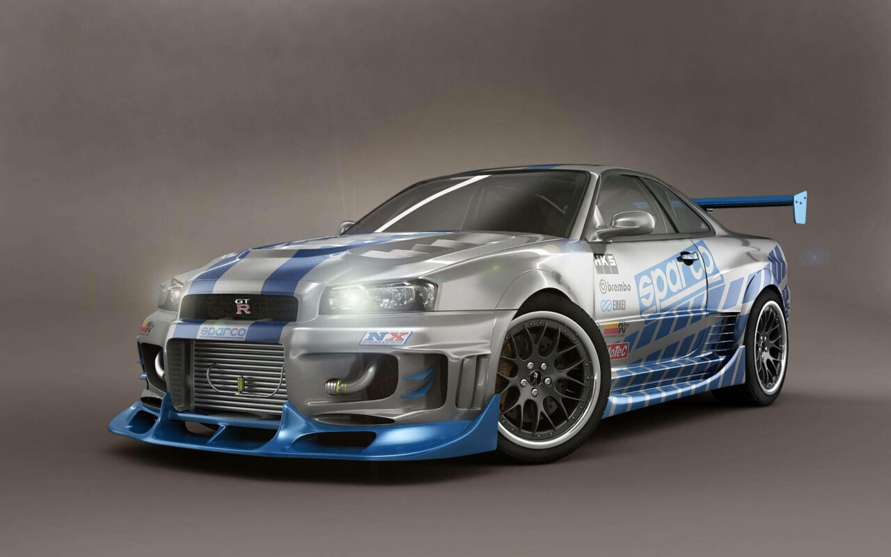 Mesmerizing Metallic Nissan Skyline Gtr R33 Wallpaper | Background FREE ...