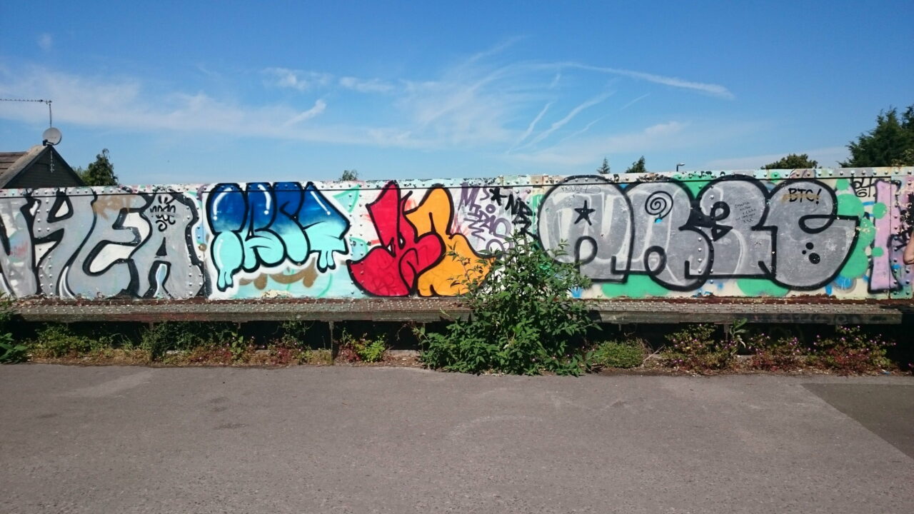 Captivating Public Art & Graffiti Bridge Wallpaper | Background FREE ...