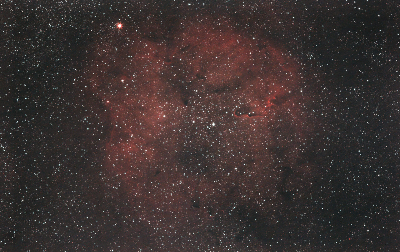 Celestial Red Nebula in a Starry Universe Wallpaper | Background FREE ...