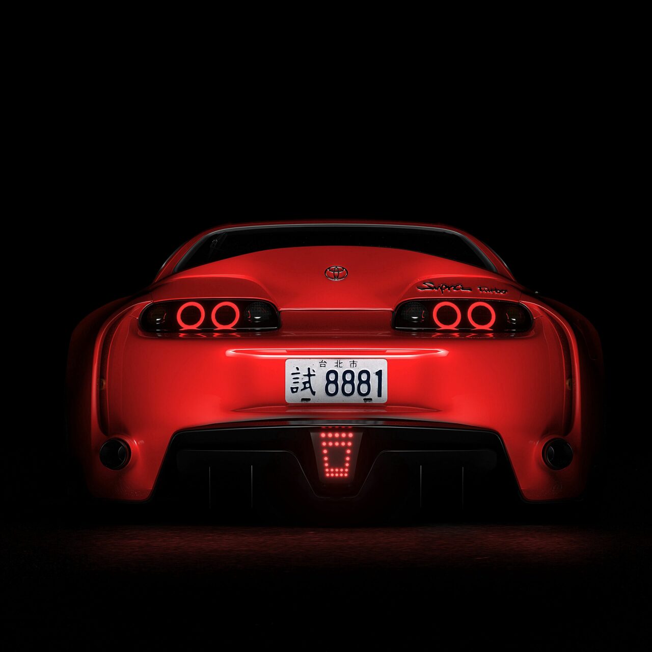 Red Toyota Supra Sports Car Wallpaper | Background FREE Download ...