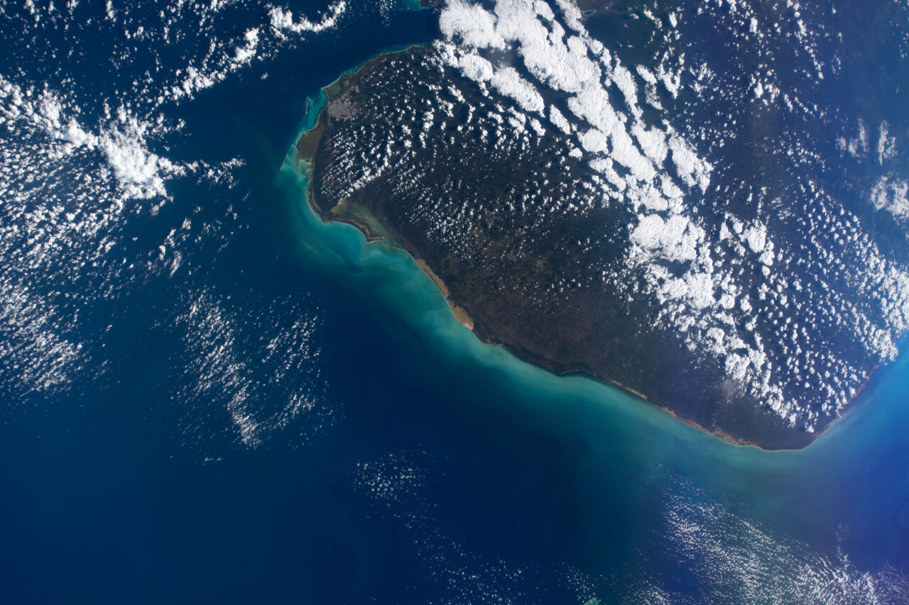 Vibrant Island Vista from Space Wallpaper | Background FREE Download ...