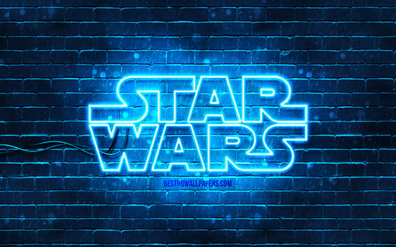 Neon Star Wars Logo on Brick Wall 4K Wallpaper | Background FREE ...