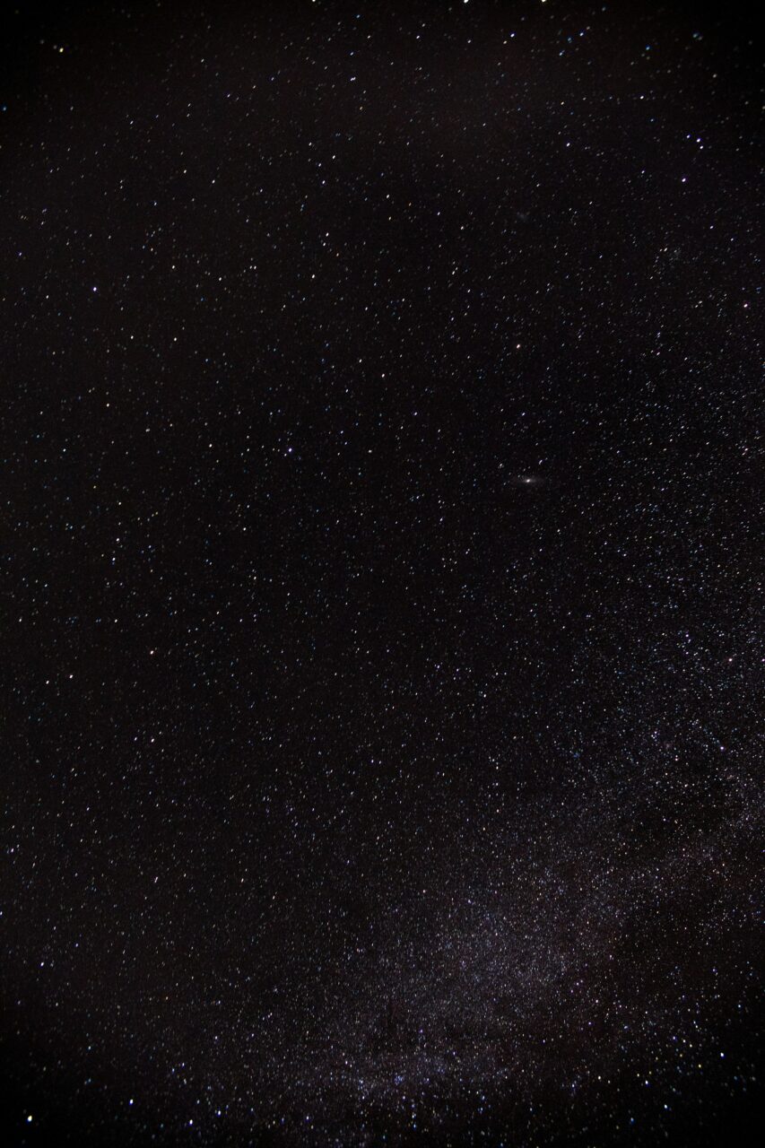 Serene Celestial View of a Starry Night Wallpaper | Background FREE ...