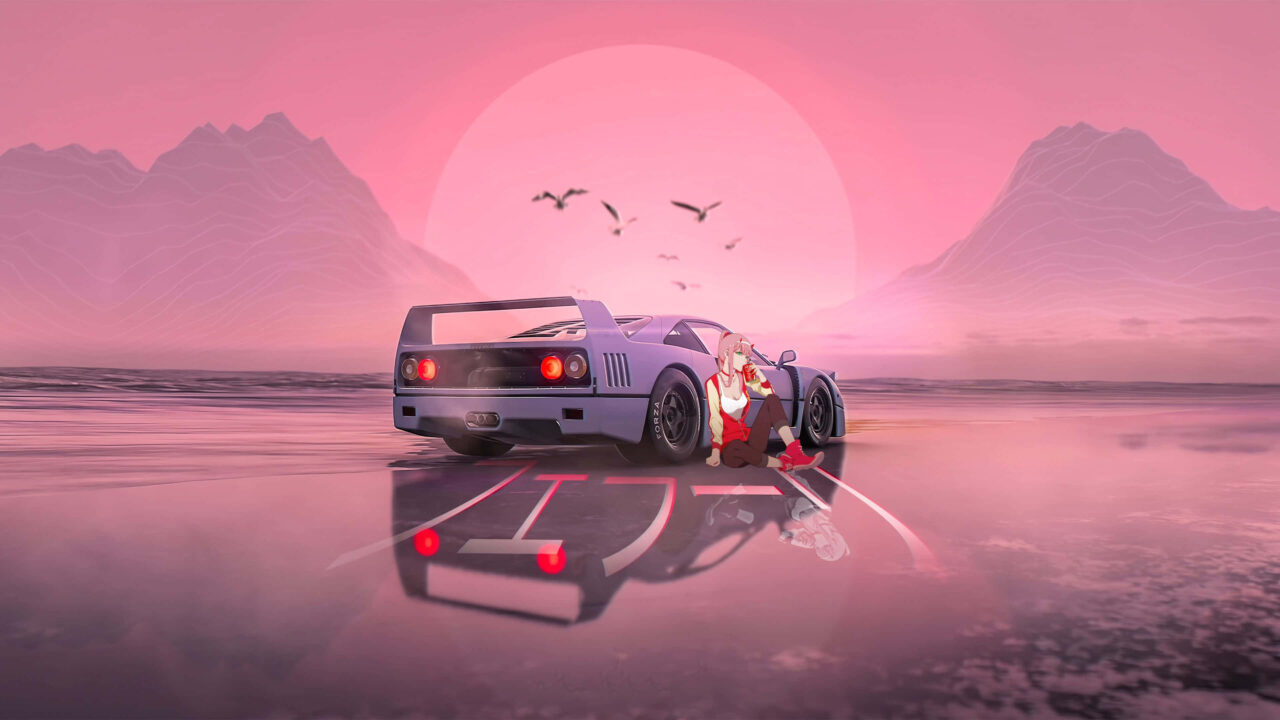 Zero Two Sunset Serenity Wallpaper | Background FREE Download - Vulplex.com