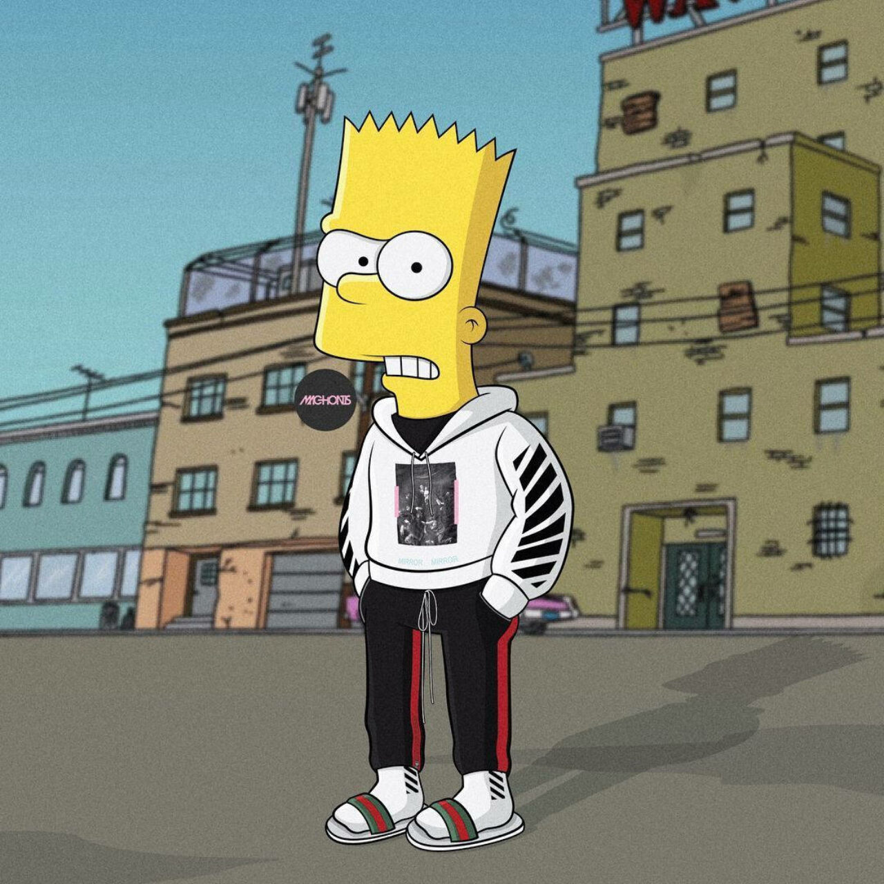 Urban Bart in Gucci Streetwear Wallpaper | Background FREE Download ...