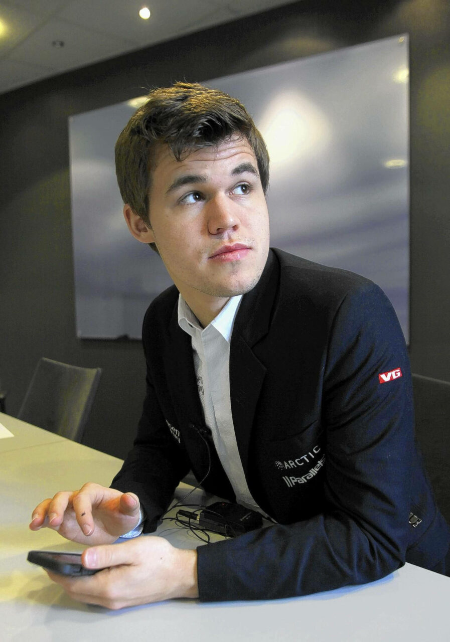 Composed Portrait of Magnus Carlsen Wallpaper | Background FREE ...