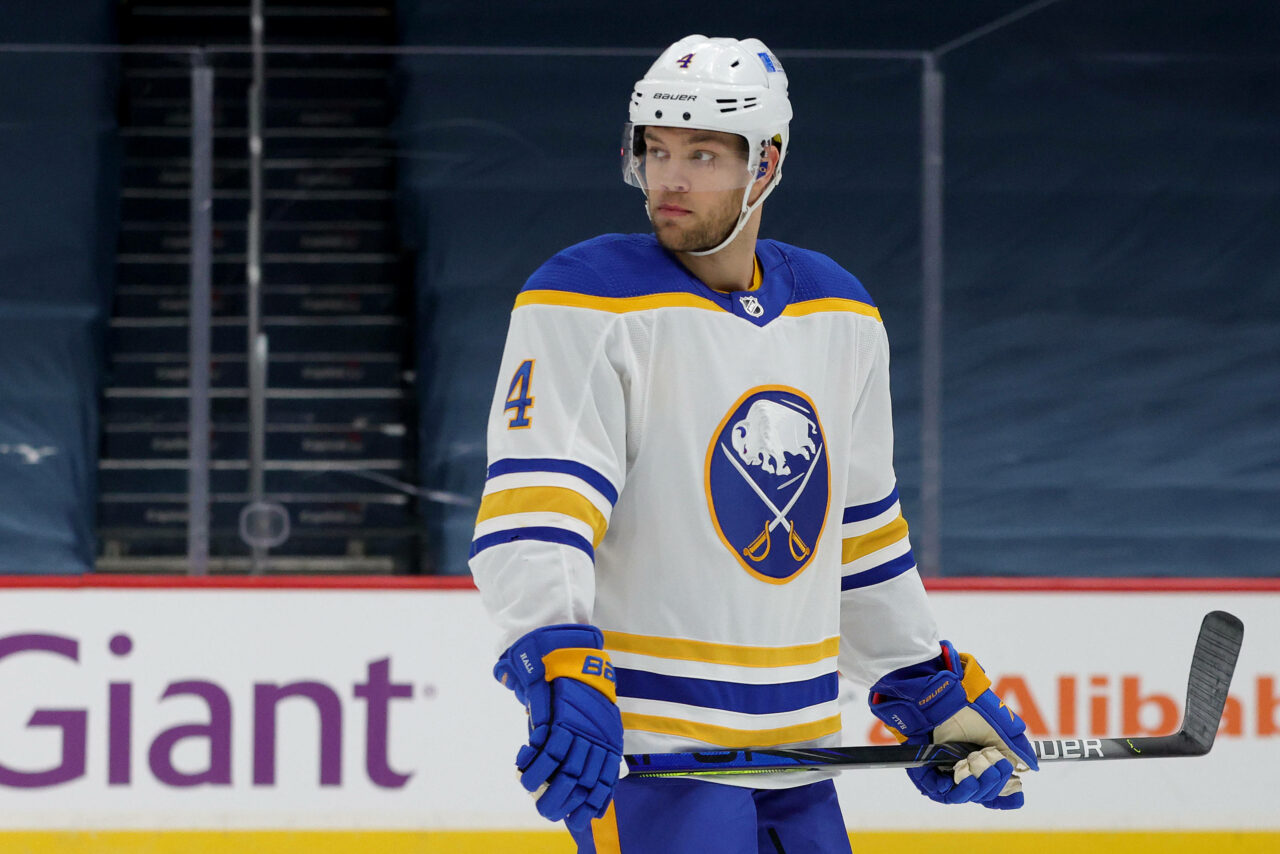 Taylor Hall Buffalo Sabres Intense Hockey Pose Wallpaper | Background ...