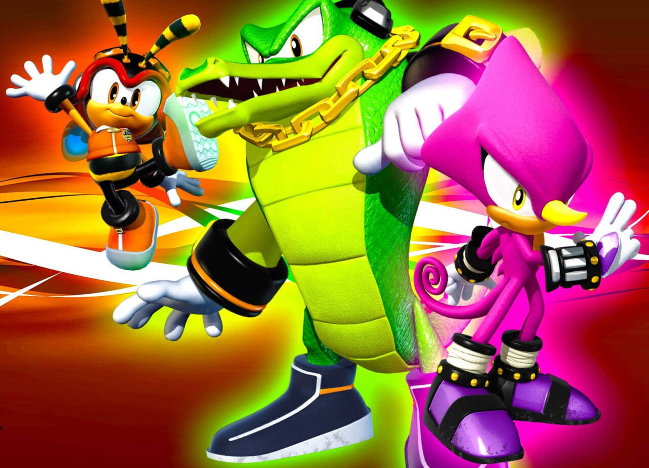 Team Chaotix Neon Glow Sonic Wallpaper | Background FREE Download ...