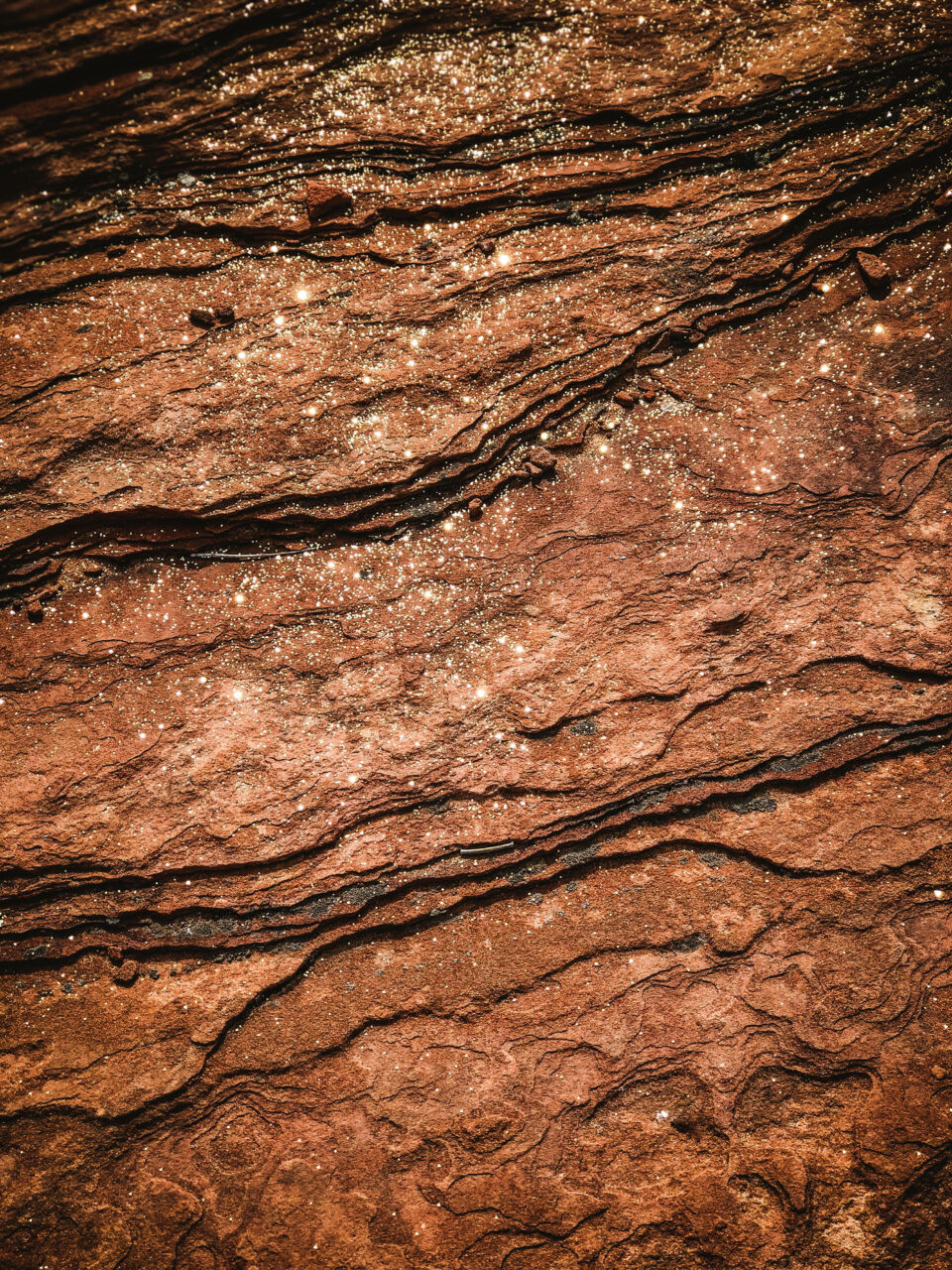 Glittering Brown Rock Layers Wallpaper | Background FREE Download ...