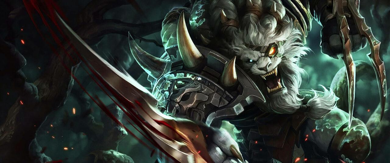Fearsome Vastayan Rengar in 3D Wallpaper | Background FREE Download ...