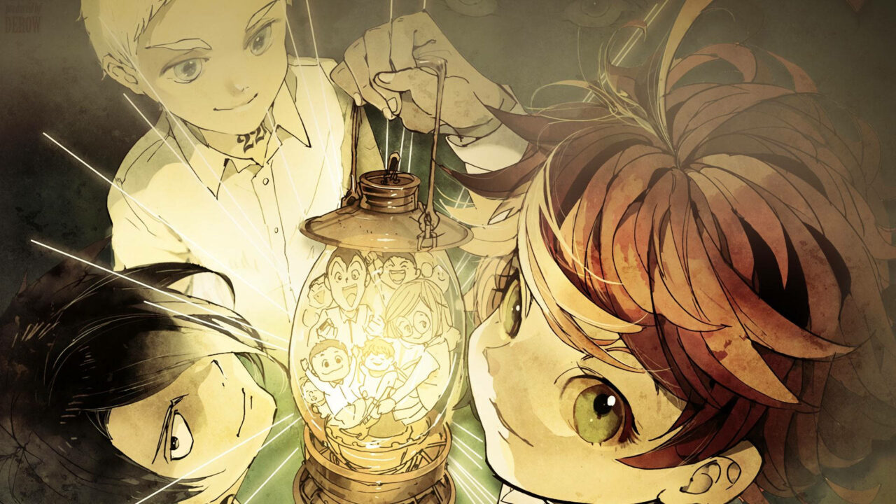 Promised Neverland Orphans' Heartwarming Glow Wallpaper. | Background ...