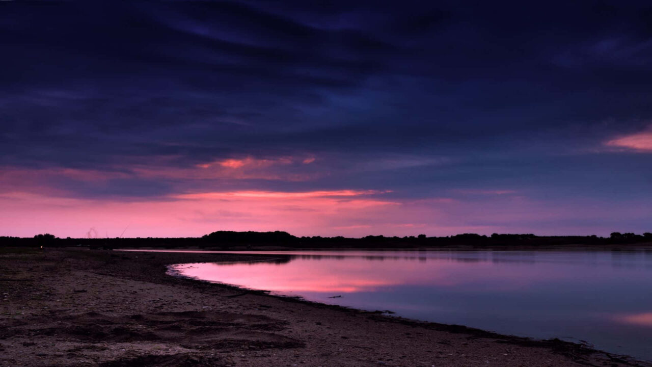 Tranquil Night Beach Vibes Wallpaper | Background FREE Download ...