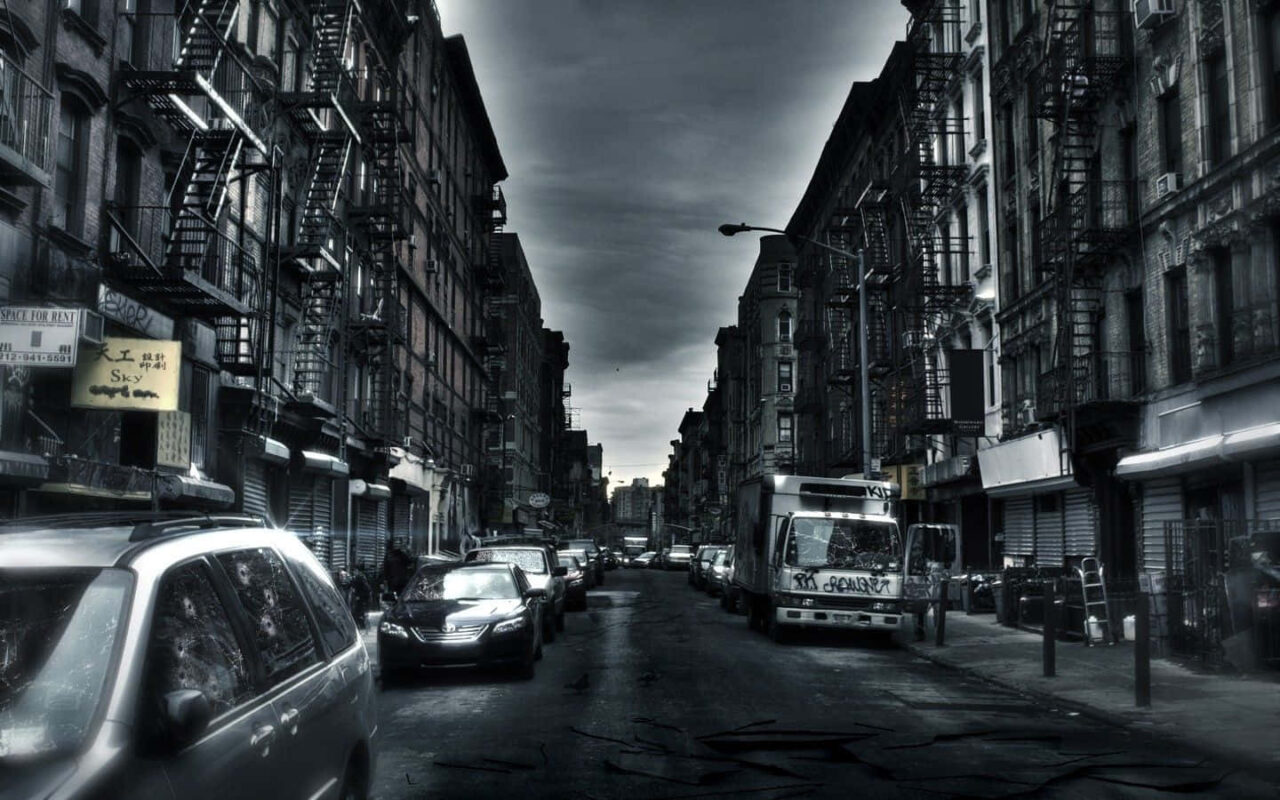 Twilight Urban Grit Scene Wallpaper | Background FREE Download ...