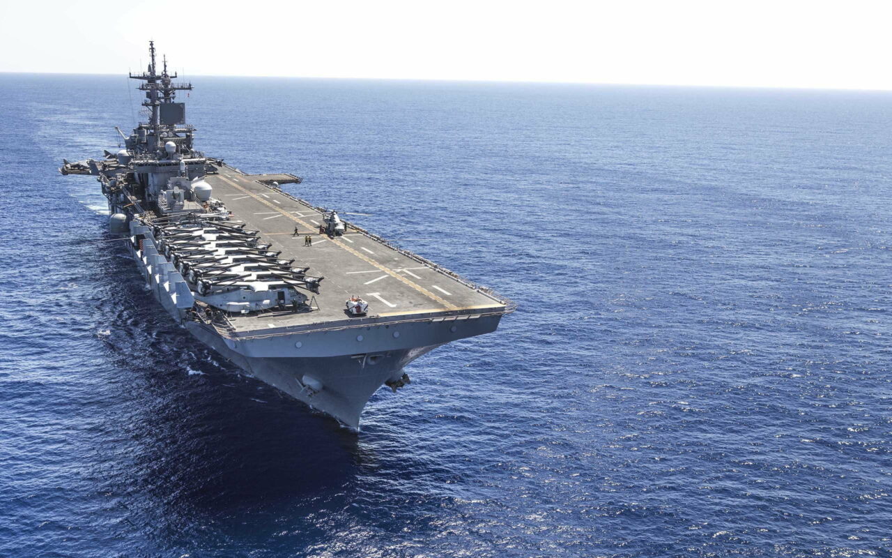 Majestic US Navy Aircraft Carrier Wallpaper | Background FREE Download ...