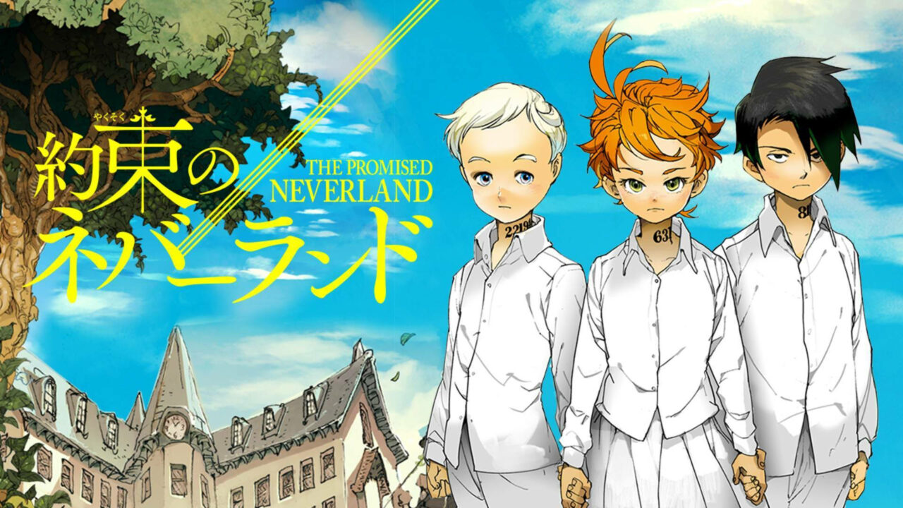 The Promised Neverland Trio in Uniforms Wallpaper | Background FREE ...