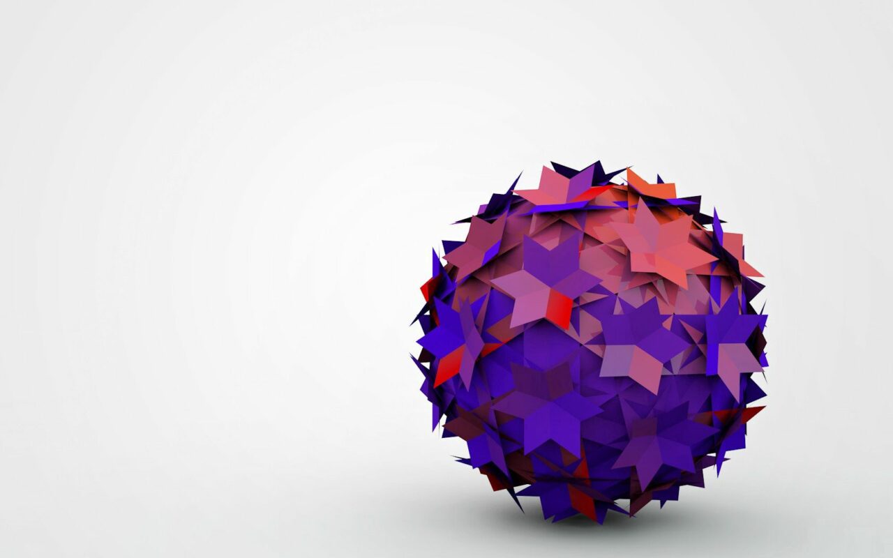 Vibrant Star Sphere Abstract Wallpaper | Background FREE Download ...