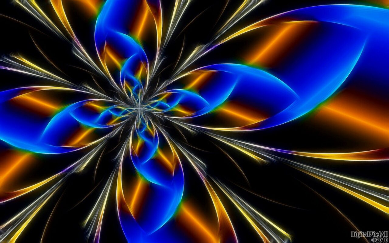 Vibrant Glow Abstract Art Wallpaper | Background FREE Download ...