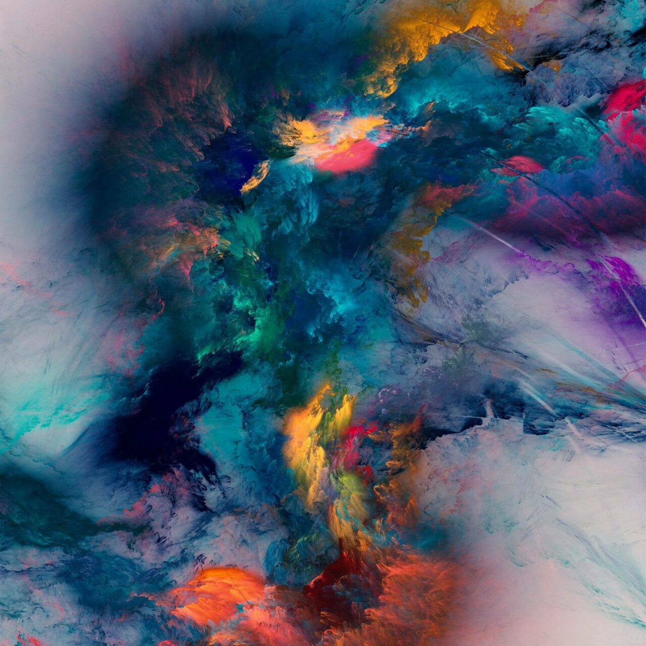 Ethereal Swirls of Colorful Smoke Wallpaper | Background FREE Download ...