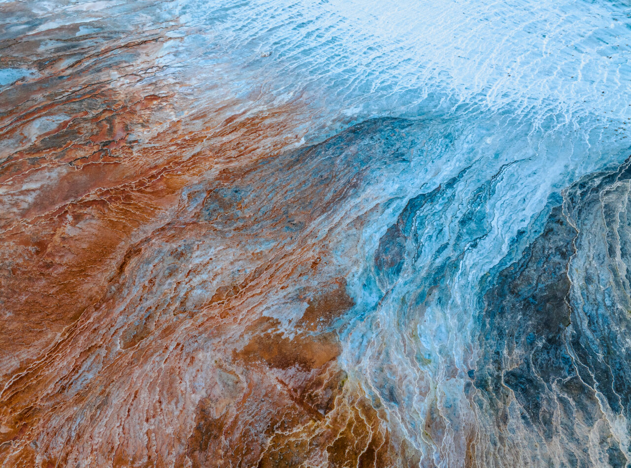 Vibrant River Shoreline Abstract Nature Wallpaper | Background FREE ...