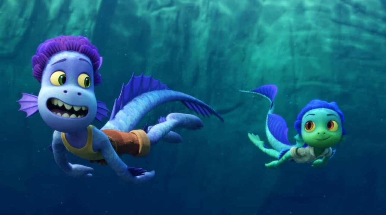Joyful Fish Characters Swim in Vibrant Ocean Wallpaper | Background ...