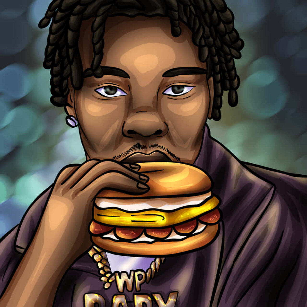 Lil Baby's Flavorful Moment Cartoon Wallpaper | Background FREE ...