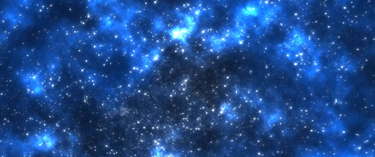 Cosmic Blue Wonder: Starry Nebula Depth Wallpaper | Background FREE ...