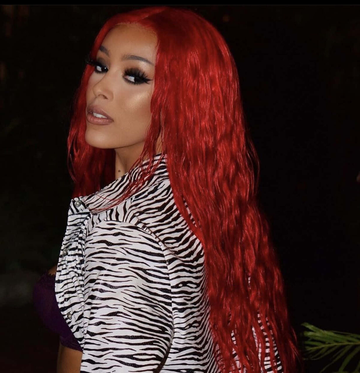 Bold Zebra Print Doja Cat Wallpaper | Background FREE Download ...