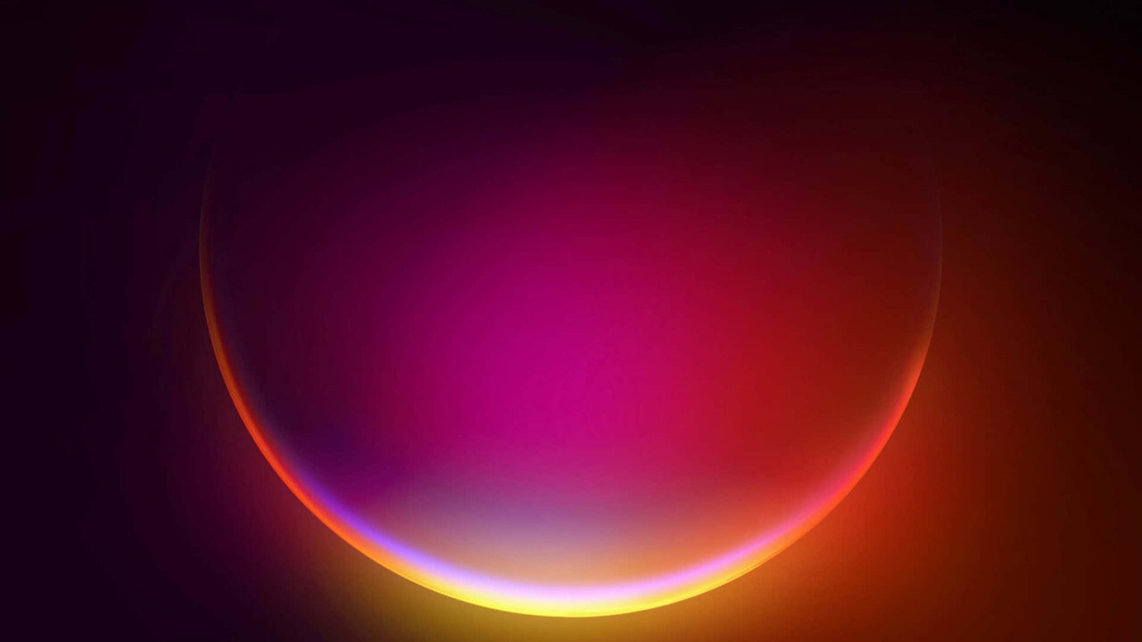 Vibrant Gradient Circle Warm Wallpaper | Background FREE Download ...