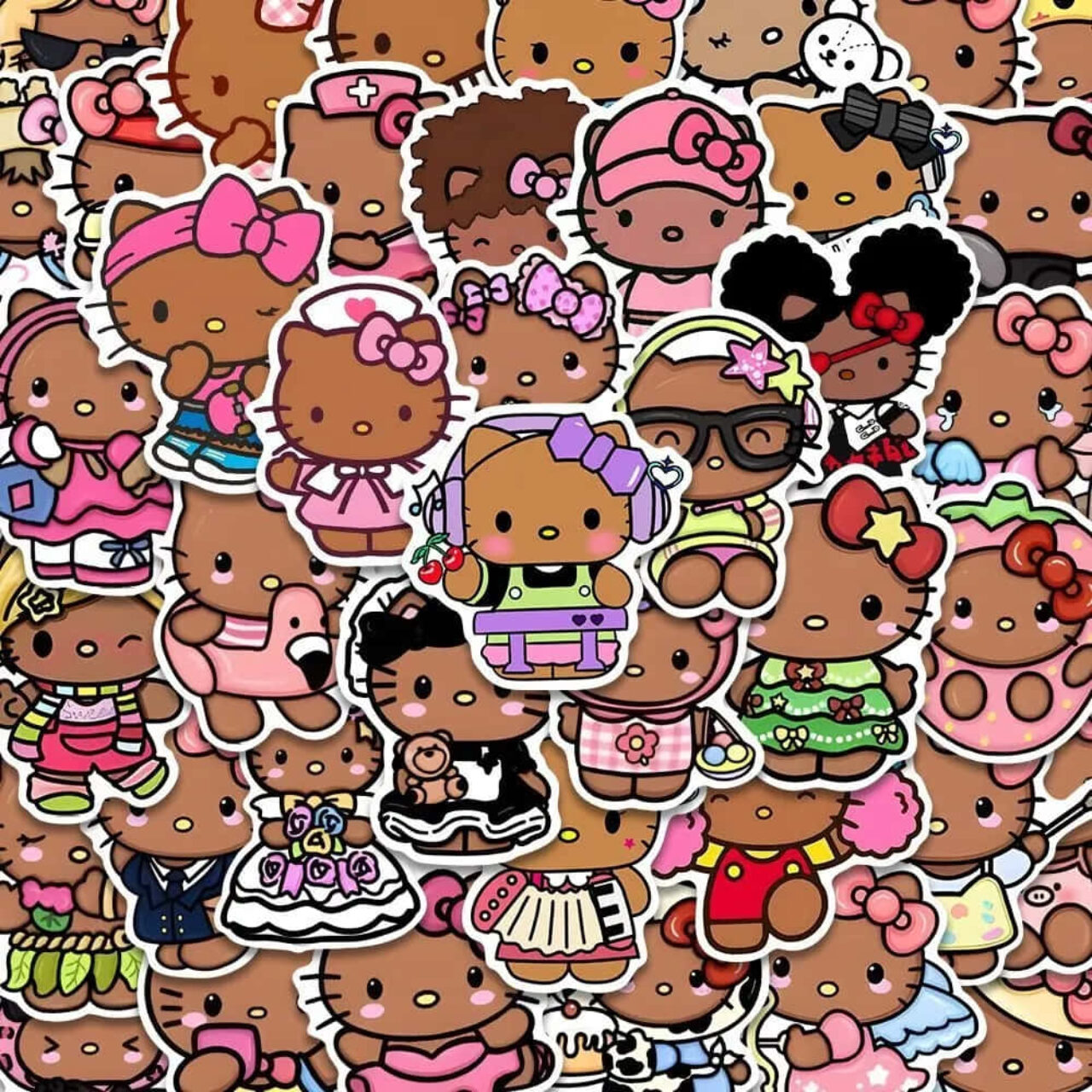 Vibrant Hello Kitty Characters Wallpaper | Background FREE Download ...