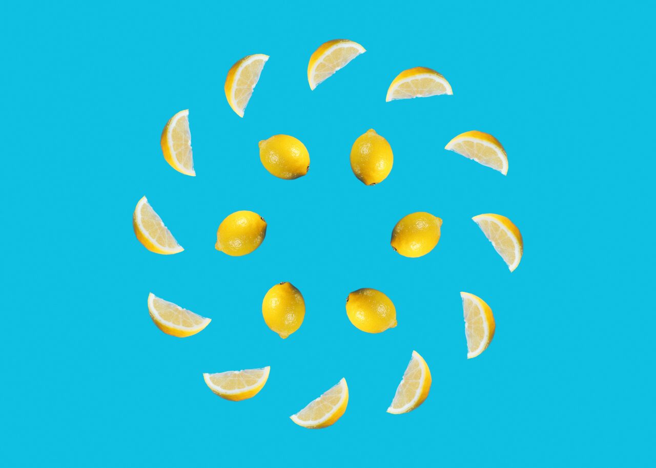 Zesty Lemon Delight Circular Wallpaper | Background FREE Download ...