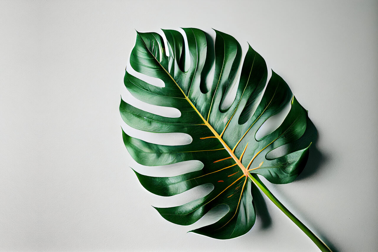 Tropical Monstera Leaf Texture Wallpaper | Background FREE Download ...