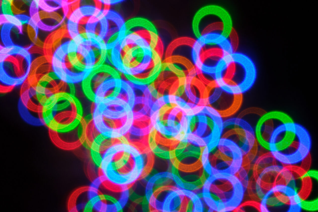Neon Rings Abstract Wallpaper | Background FREE Download - Vulplex.com