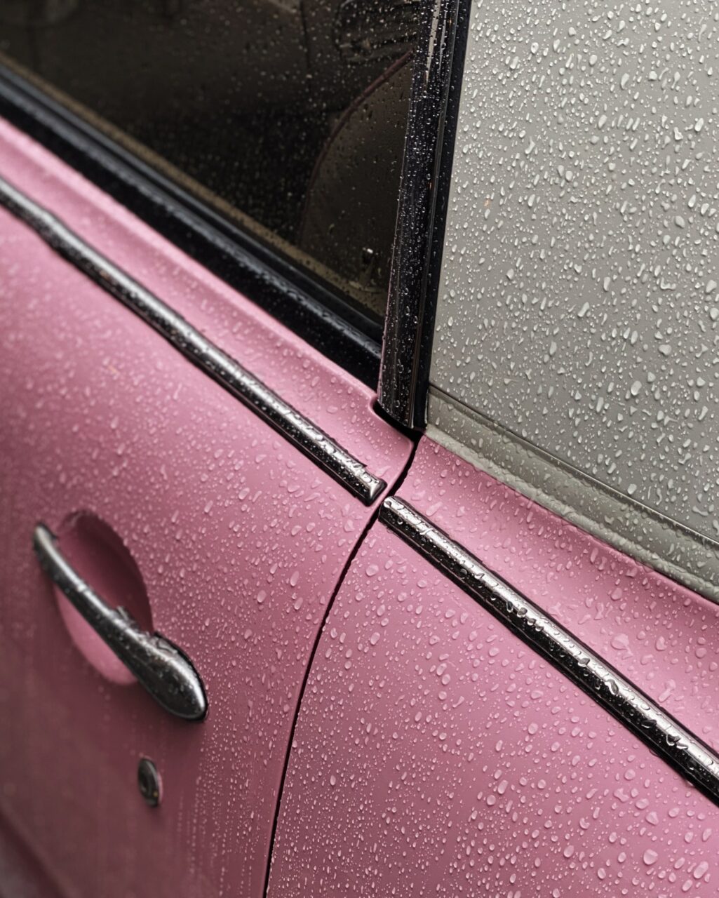 Pink Car Water Droplets Wallpaper | Background FREE Download - Vulplex.com