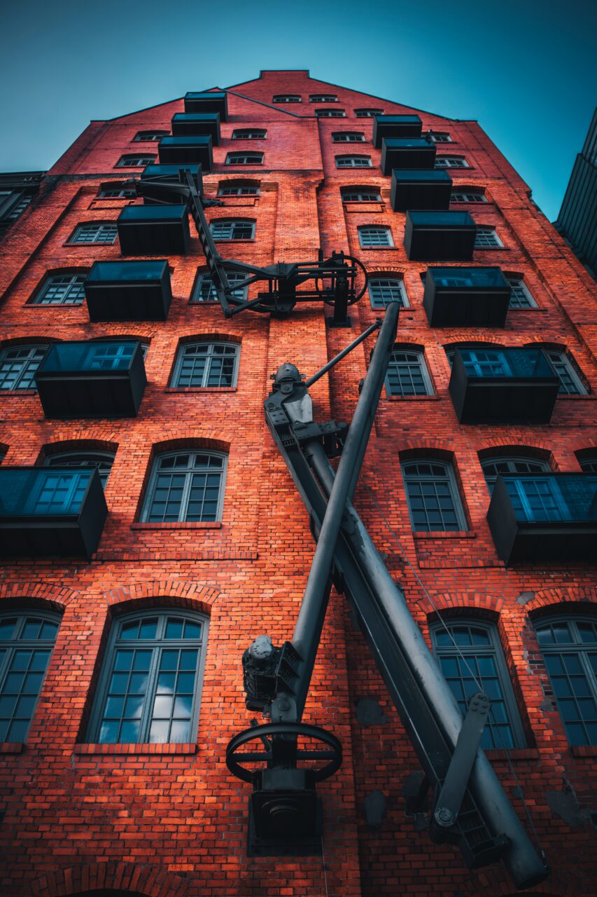 Vibrant Red Brick Architecture Wallpaper | Background FREE Download ...